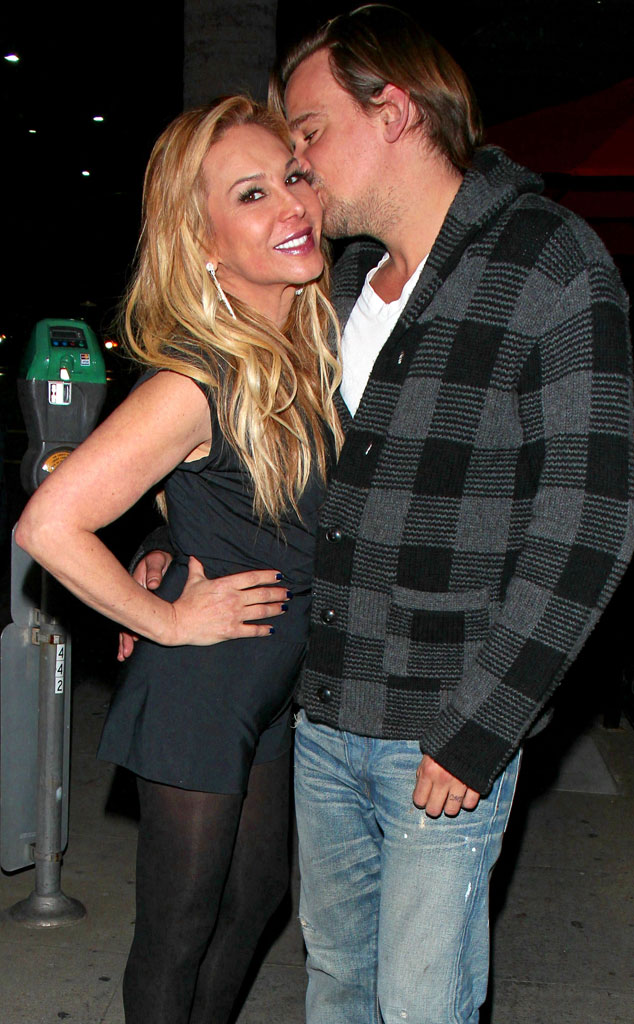 Adrienne Maloof Smooching With Rod Stewarts Son